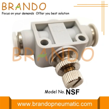 Air Flow Control Valve, Pneumatic Speed Control Valve, Pneumatic Flow Control Fitting, Air Flow ...